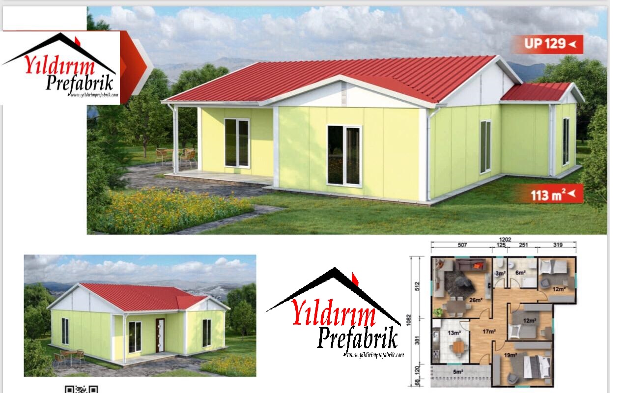 Tek Katlı Prefabrik Konut