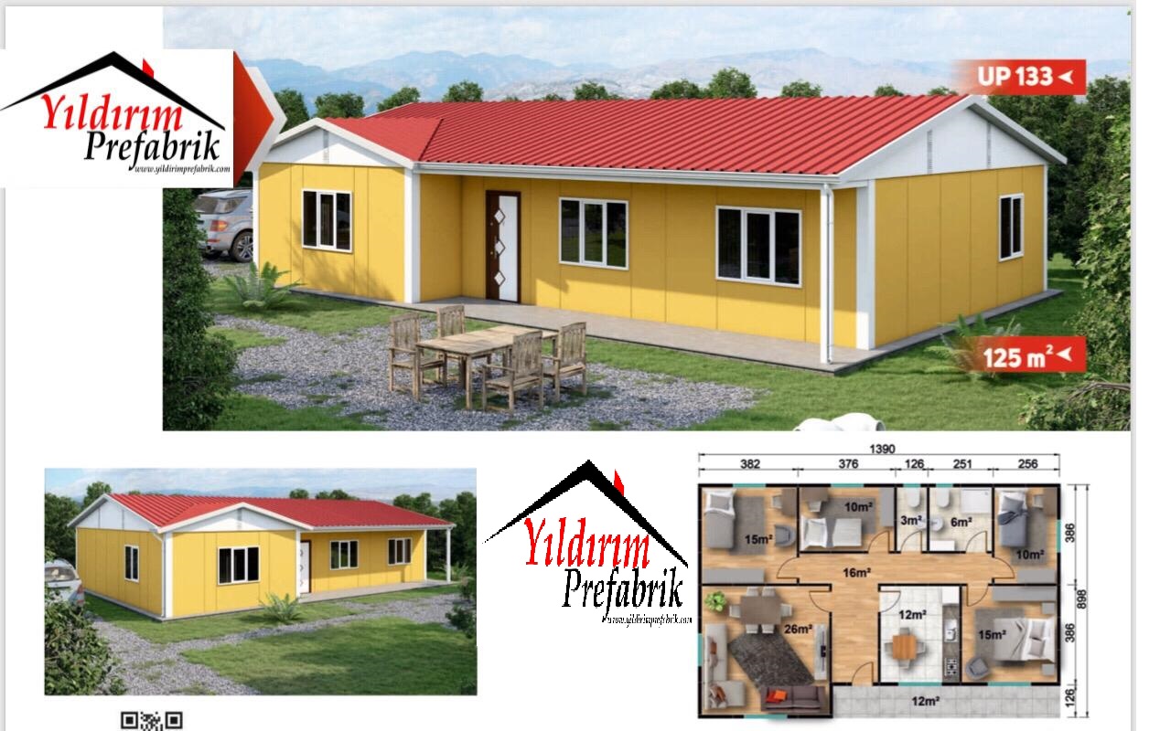 Tek Katlı Prefabrik Konut